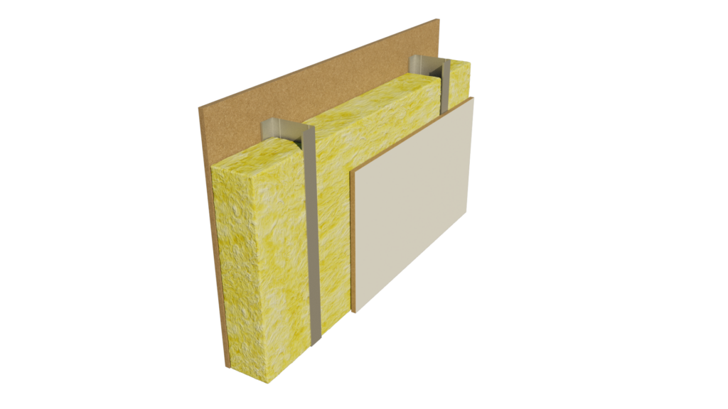 Vegg - Innervegg - Fig nr. 54 - Byggma - Brann og lyd